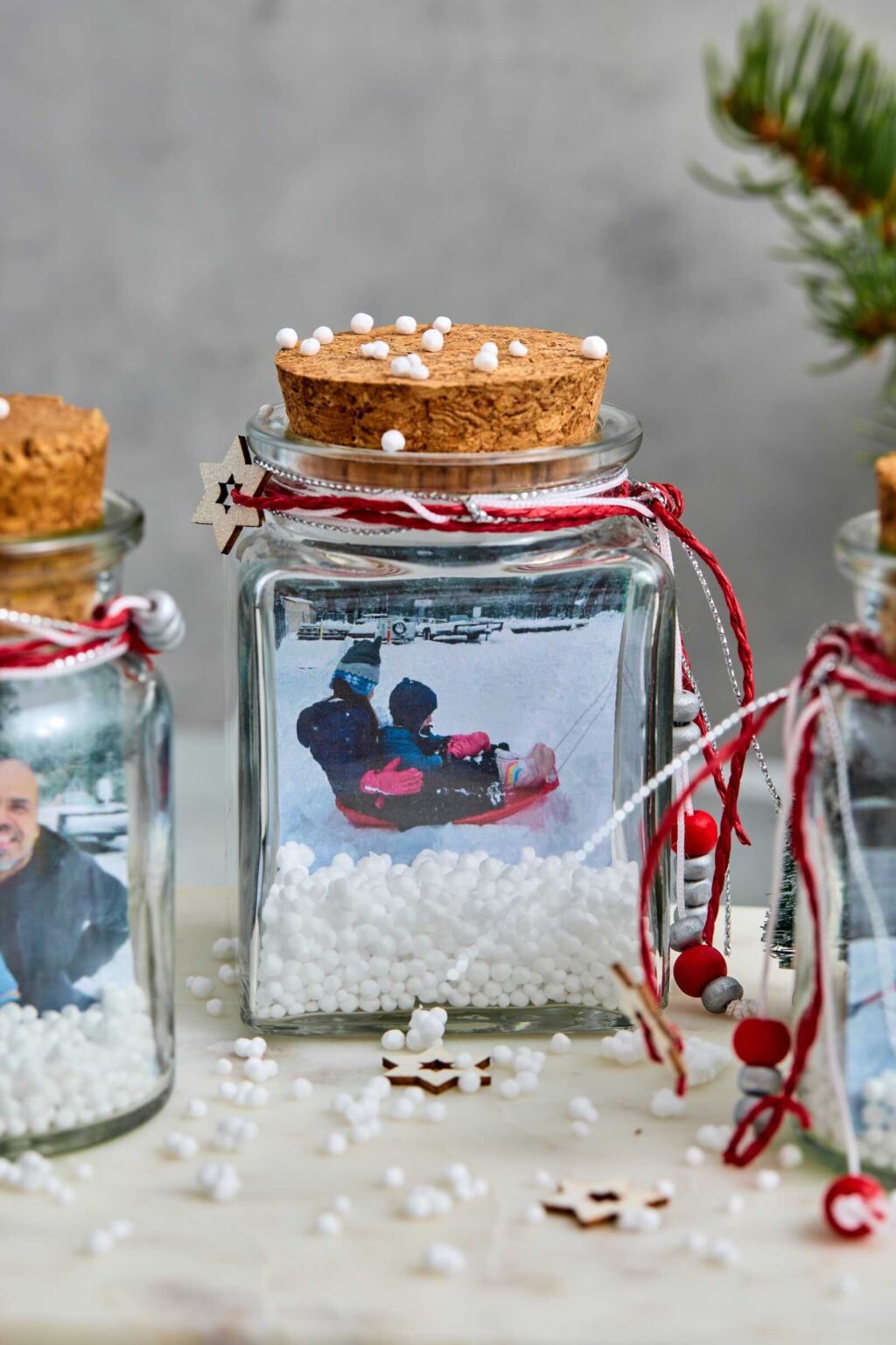 DIY Upcycled Jar Photo Snow Globe Decoration - A Magical, Memory-Filled ...